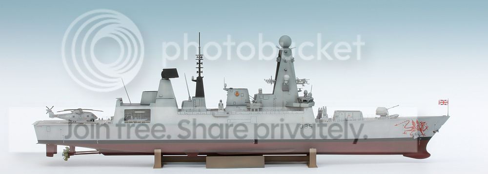 HMS "Dragon" Airfix 1/350 - Ready for Inspection - Maritime ...