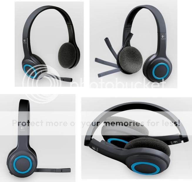 New Logitech H600 Bluetooth Wireless Rechargeable Headset 2.4GHz MSN ...